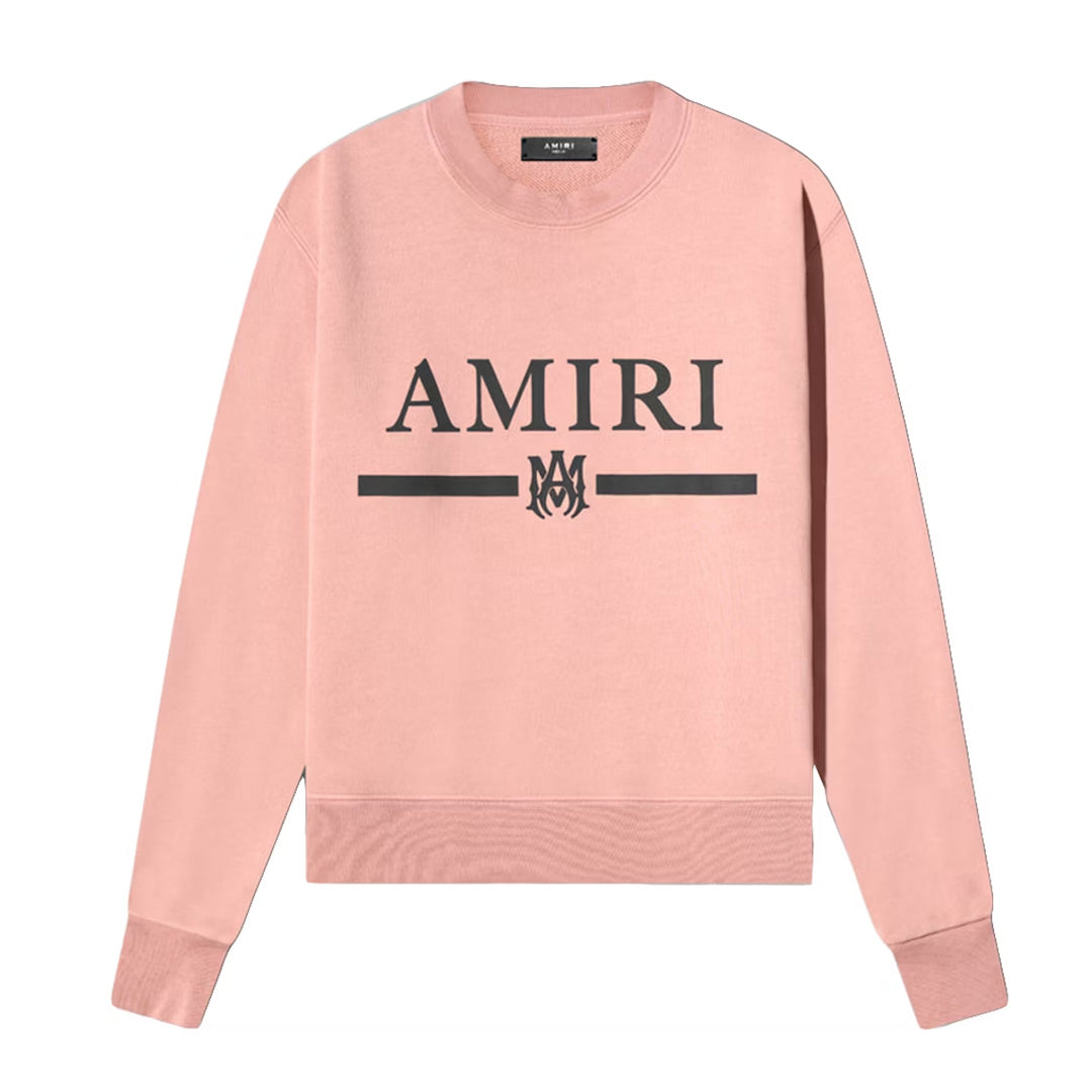 AMIRI MA Bar Logo Crewneck Peach | Kenshi