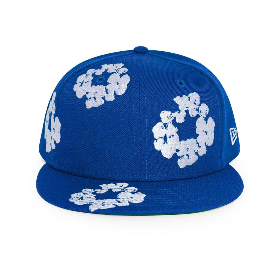 Denim Tears New Era Cotton Wreath 59/50 Cap Blue | Kenshi