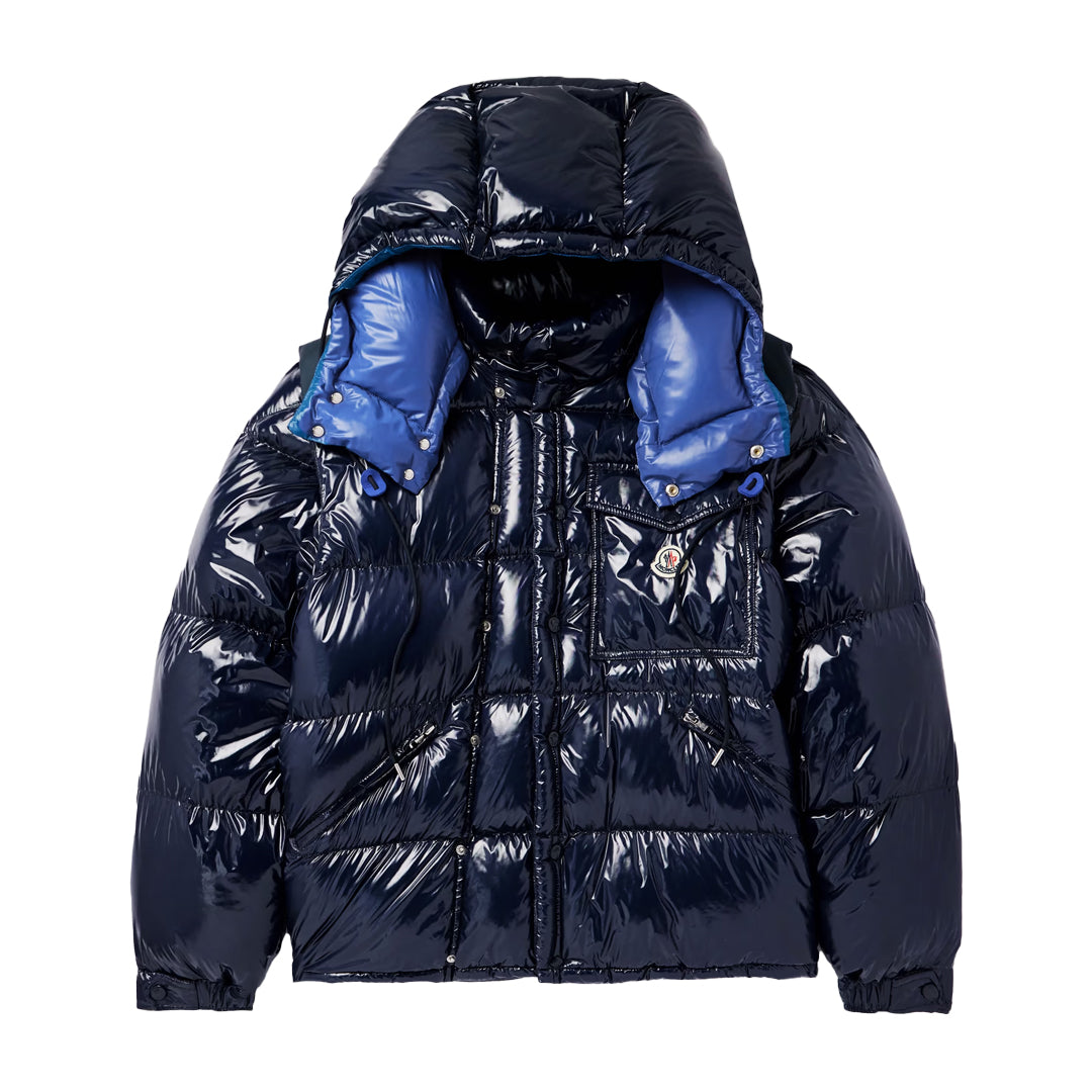 Moncler Karakorum Ripstop Hooded Down Jacket Navy | Kenshi