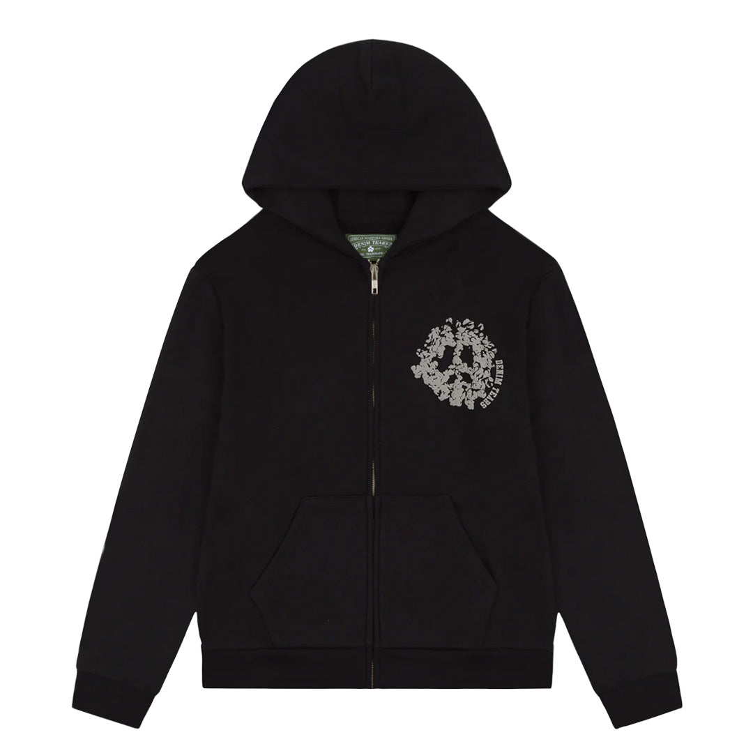 Denim University Zip Hoodie Black | Kenshi Toronto