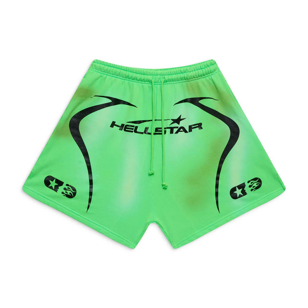 Hellstar Warm Up Shorts Neon Green | Kenshi
